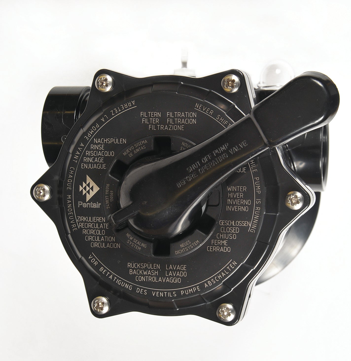 Pentair Tagelus 1.5" Top Mount Multiport Valve Clamp Type – Empire Pool ...